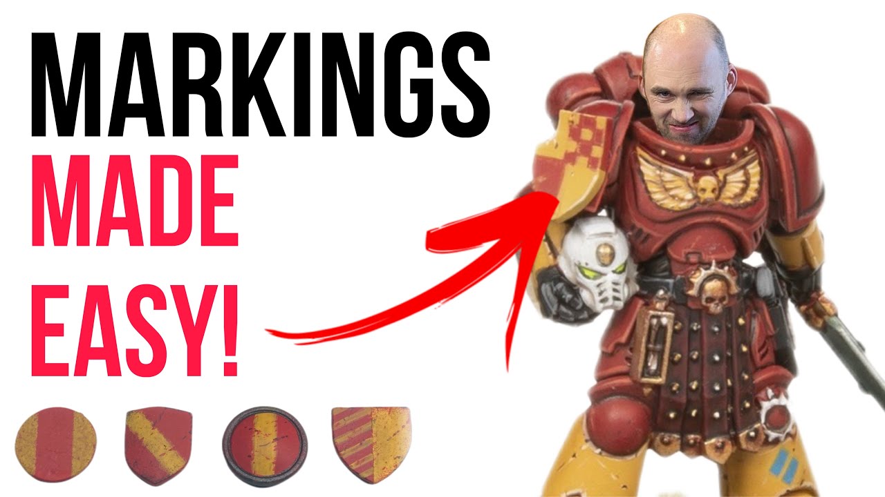 The SECRET to painting EASY and QUICK markings on miniatures!! - YouTube