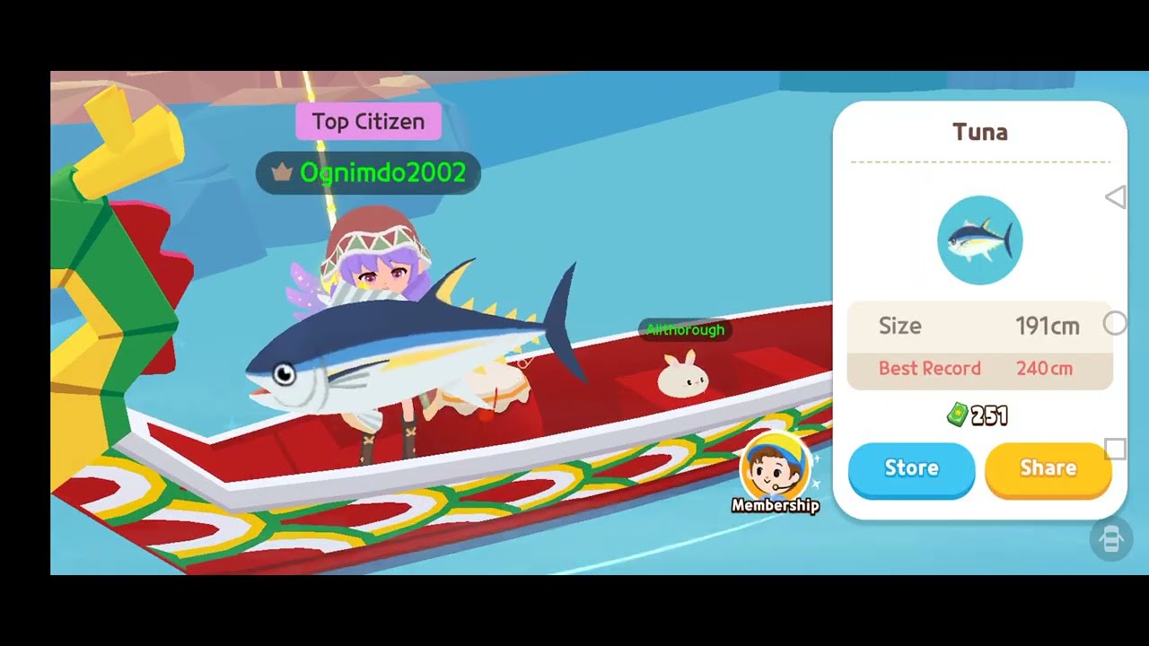 Play Together Fish: Bluefin tuna - YouTube