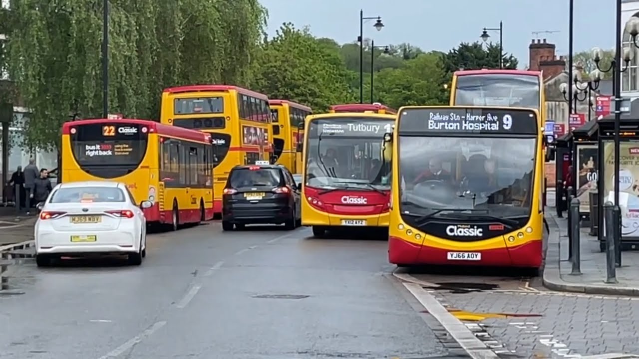 Buses around Burton On Trent (10/05/23) - YouTube