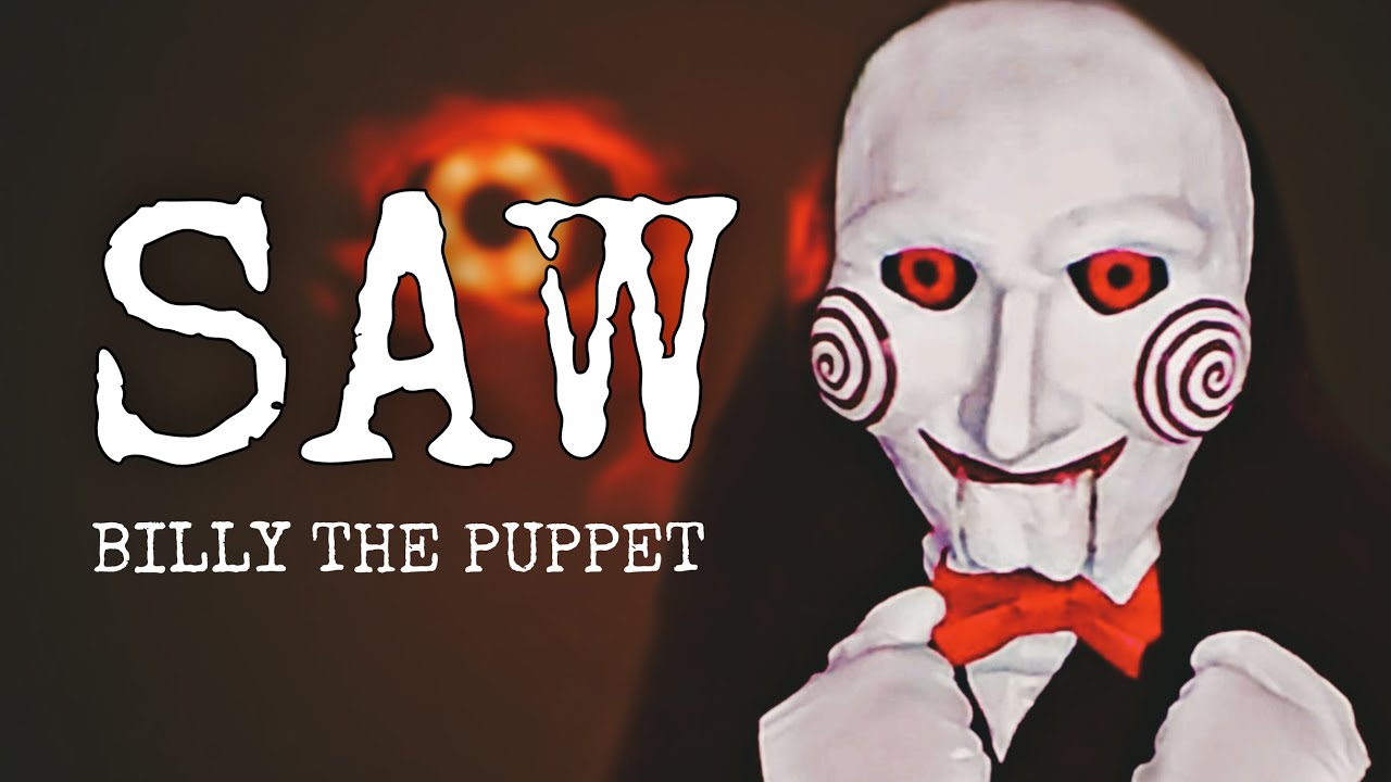 Billy: JIGSAW (SAW) Tutorial | Glowing eyes mask | Halloween ...