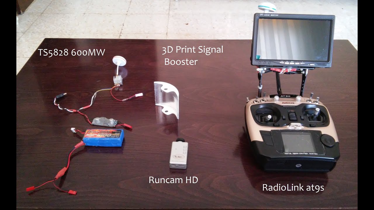 RadioLink AT9S , 5.8ghz FPV System - Interference Solution With 3D ...