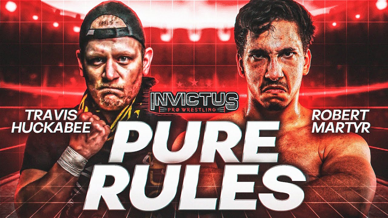 Robert Martyr vs Travis Huckabee | Invictus Pro Wrestling | Pure Rules Match - YouTube
