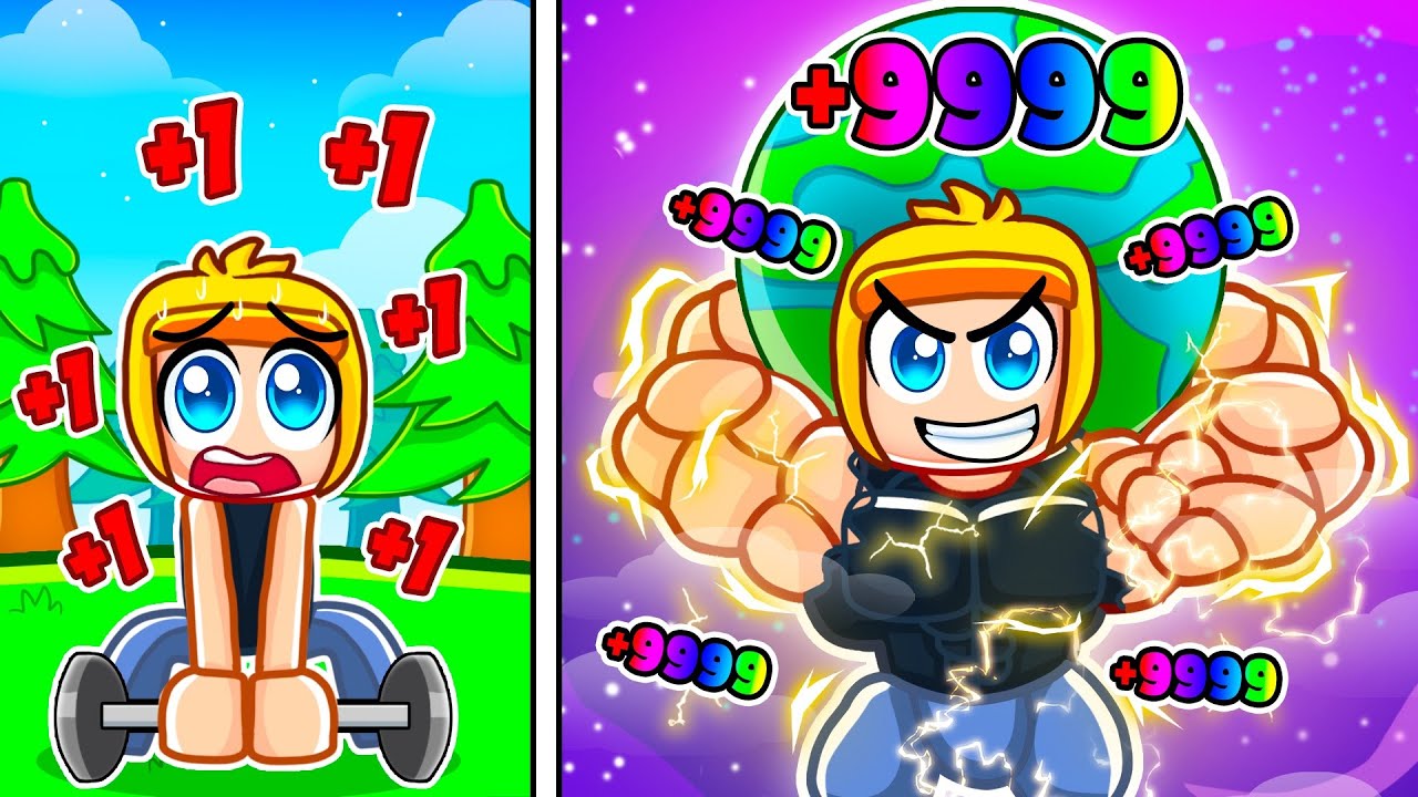 Going from NOOB to GOD in Muscle Legends Simulator Roblox! - YouTube