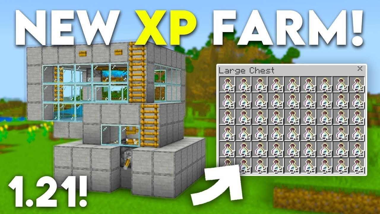 Fastest XP Farm In Minecraft Bedrock 1.21! -30 LEVELS In 10 SECS!!(PS5 ...