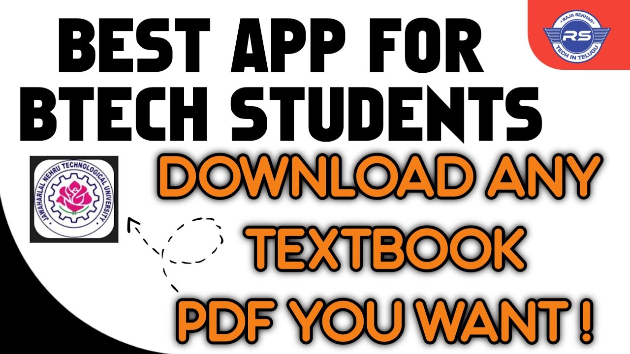 B-TECH TextBooks PDFs Available In This App ! Download Now ...