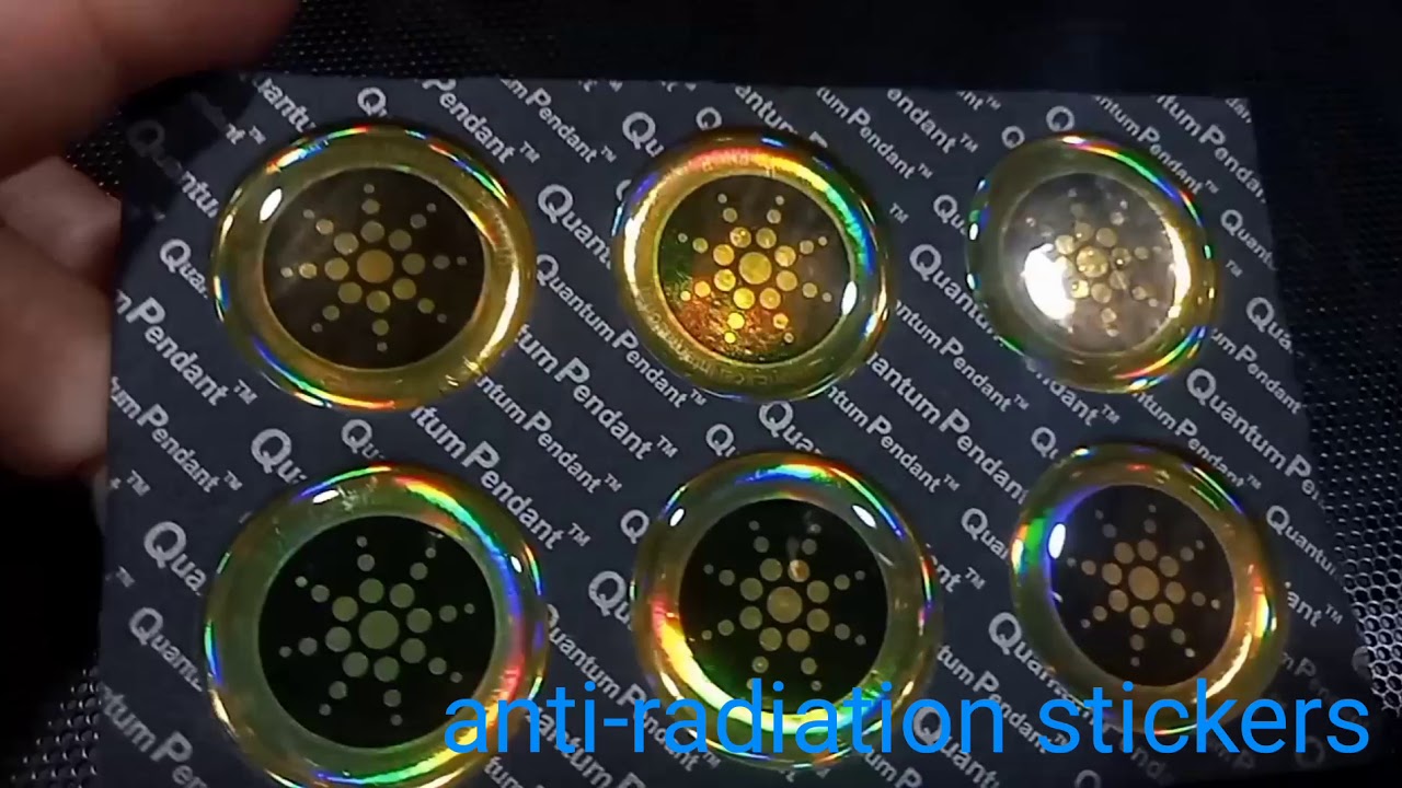 Anti-radiation stickers - YouTube