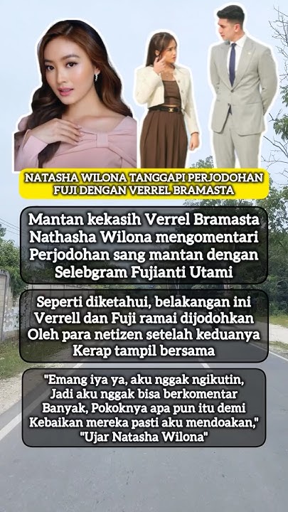 Natasha Wilona tanggapi perjodohan Fuji dan Verrel #natashawillona #shortvideo - YouTube