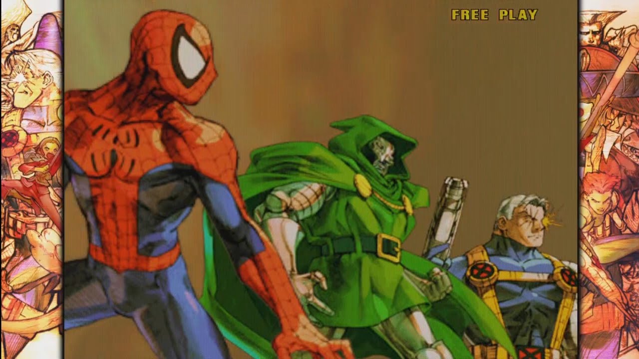 Marvel VS Capcom 2 - Spider-Man & Doctor Doom & Cable | Arcade ...