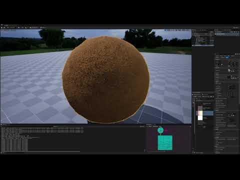 UE 5 (Unreal Engine) Very simple Shell Fur Setup - YouTube