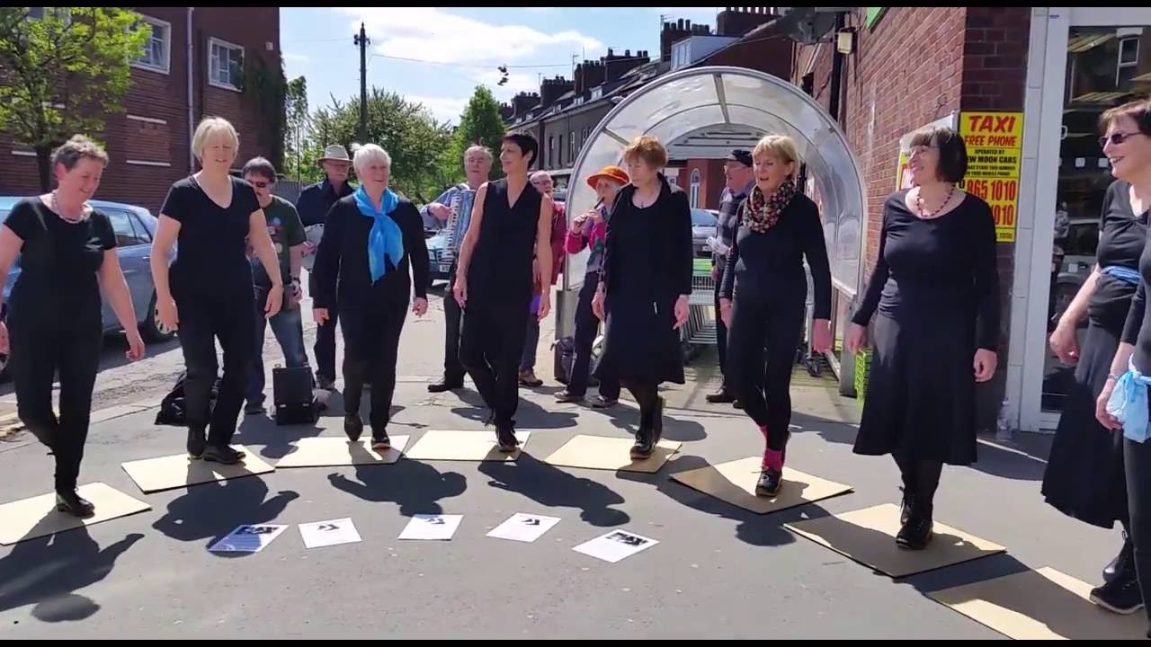 Manchester Clogging Flash Mob - YouTube