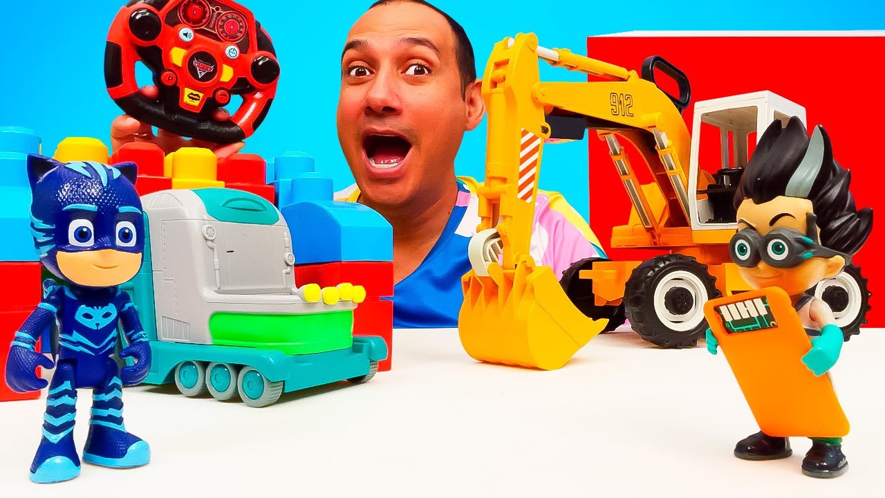 ¿Qué sucede con coches de los PJ Masks? Videos de juguetes de los ...