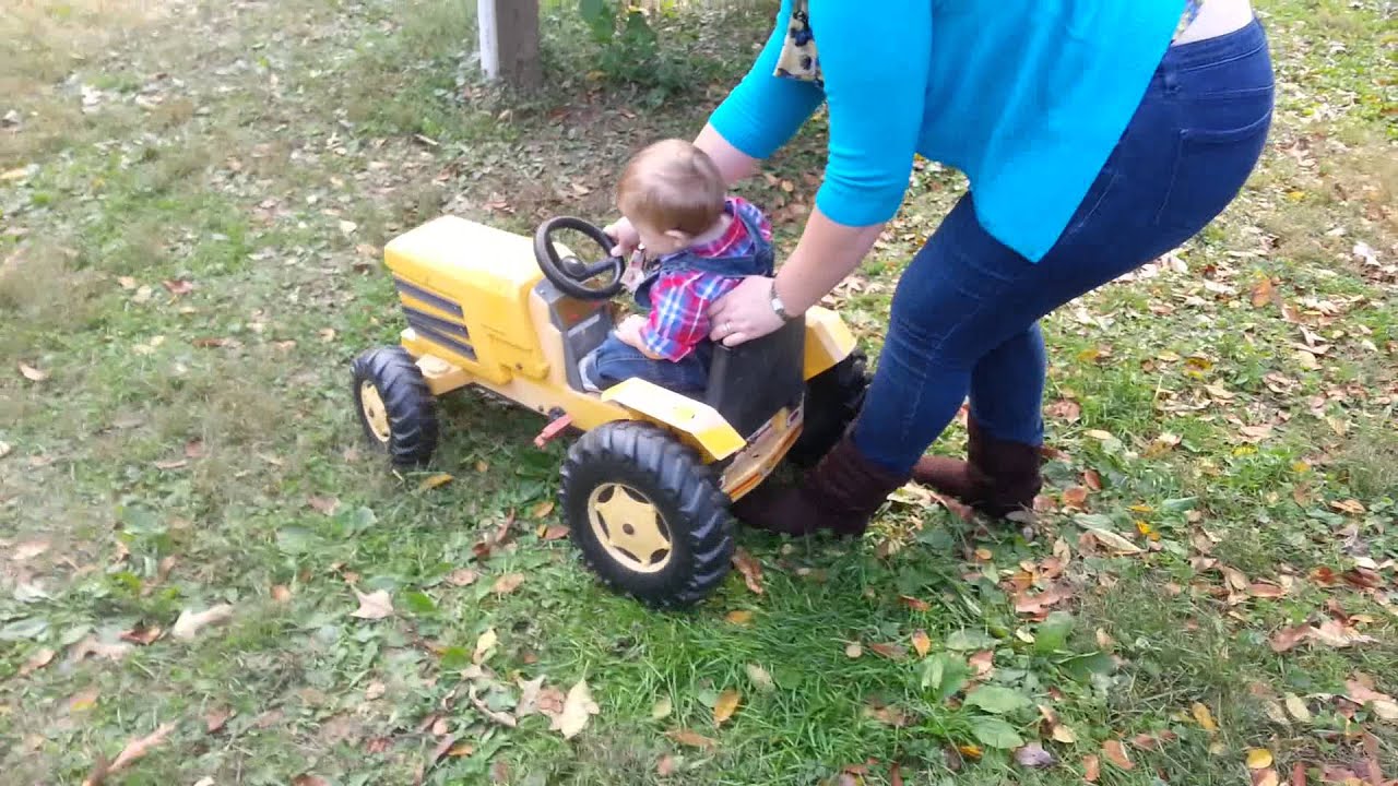 Alex Rides a Tractor, 10-19-13 - YouTube