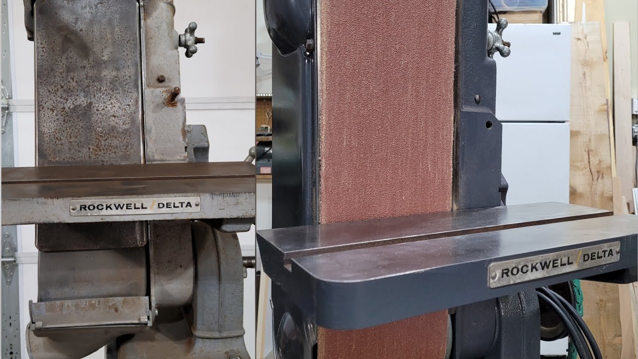 Delta 6 X 48 Belt Sander Restoration voice Over YouTube