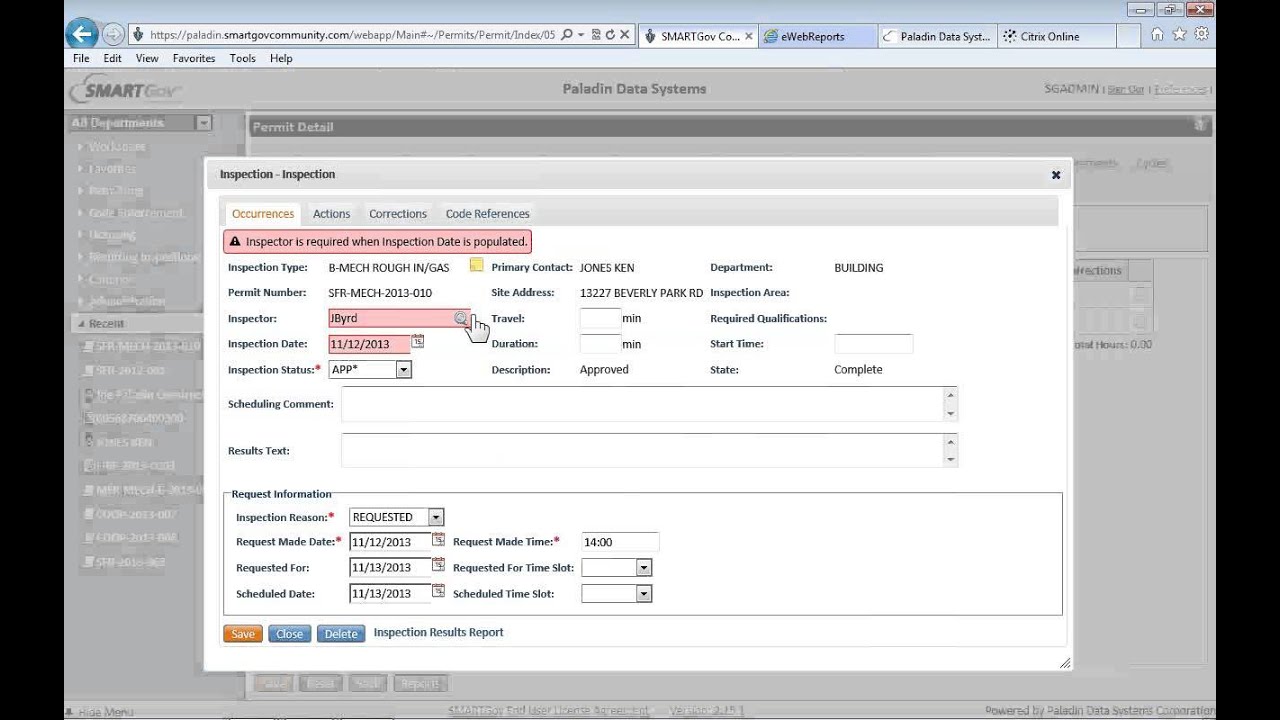 SMARTGov Software Demo for Coconino - YouTube