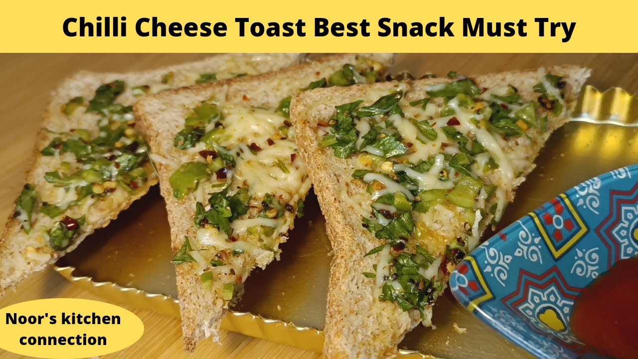 Chilli Cheese Toast Recipe | Cheese chilli Toast | Noor's kitchen ...