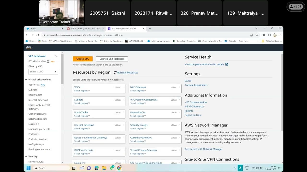 Lab 2 Build Your Vpc And Launch A Web Server Youtube