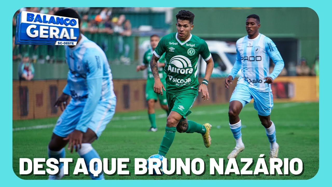O meia Bruno Nazário tem sido o principal jogador da Chapecoense nesta ...
