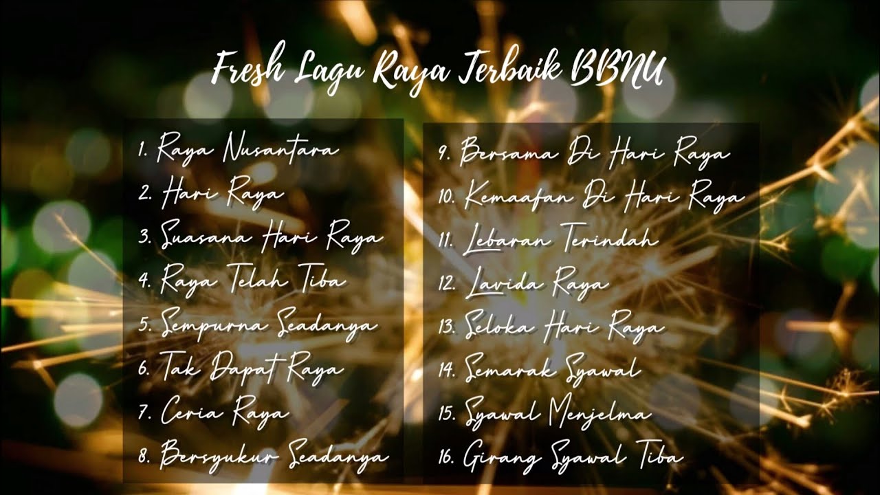 Fresh Lagu Raya Terbaik BBNU - YouTube