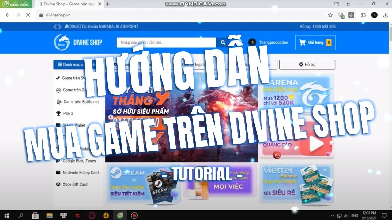 Hướng dẫn cách mua game trên Divine Shop.vn ( how to buy games on ...