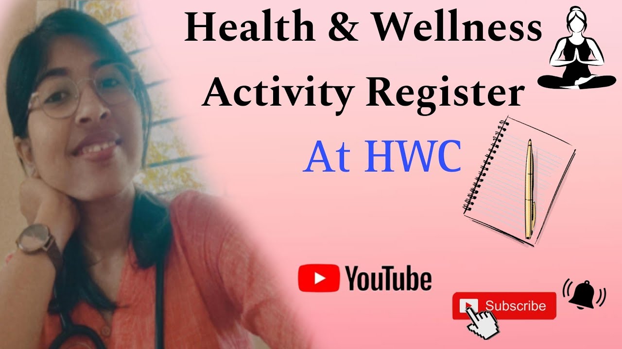 Health & Wellness Activity Register|| HWC|| CHO'S World|| How to ...