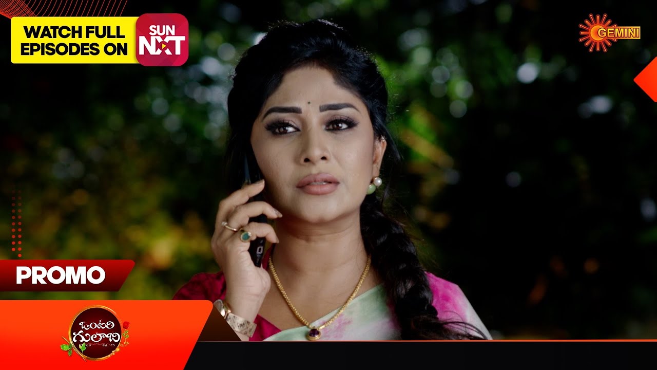 Vontari Gulabi - Promo | 14 August 2024 | Telugu Serial | Gemini TV ...