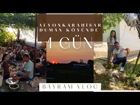 Afyonkarahisar Dinar Duman Köyünde bayram vlogu💯 SÜRPRİZ SONLU 💥