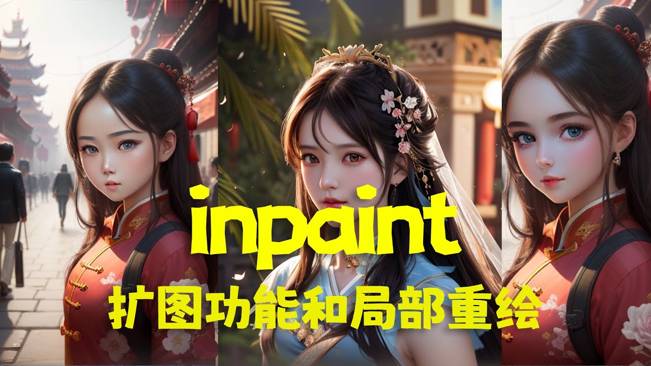 【AI绘画·SD教程】ControlNet教程/inpaint_only+lama扩图功能深入探讨/inpaint_global ...