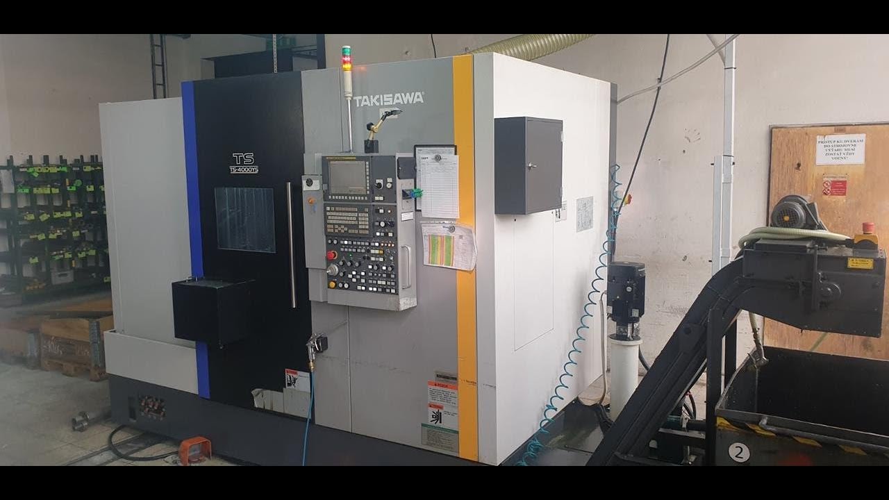 CNC lathe TAKISAWA TS4000YS, Company Amaron s.r.o. - YouTube