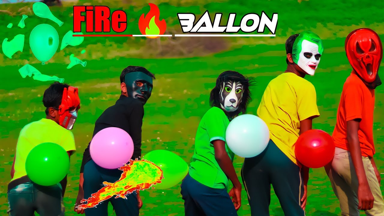 Must Carton Ballon Blust Video 🔥Outdoor Funny Video 🤣Color ballon😁 ...