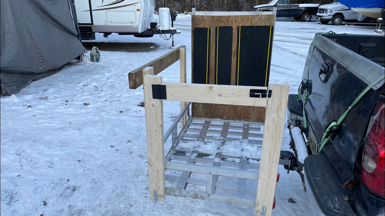 Making upgrades to my harbor freight cargo carrier - YouTube