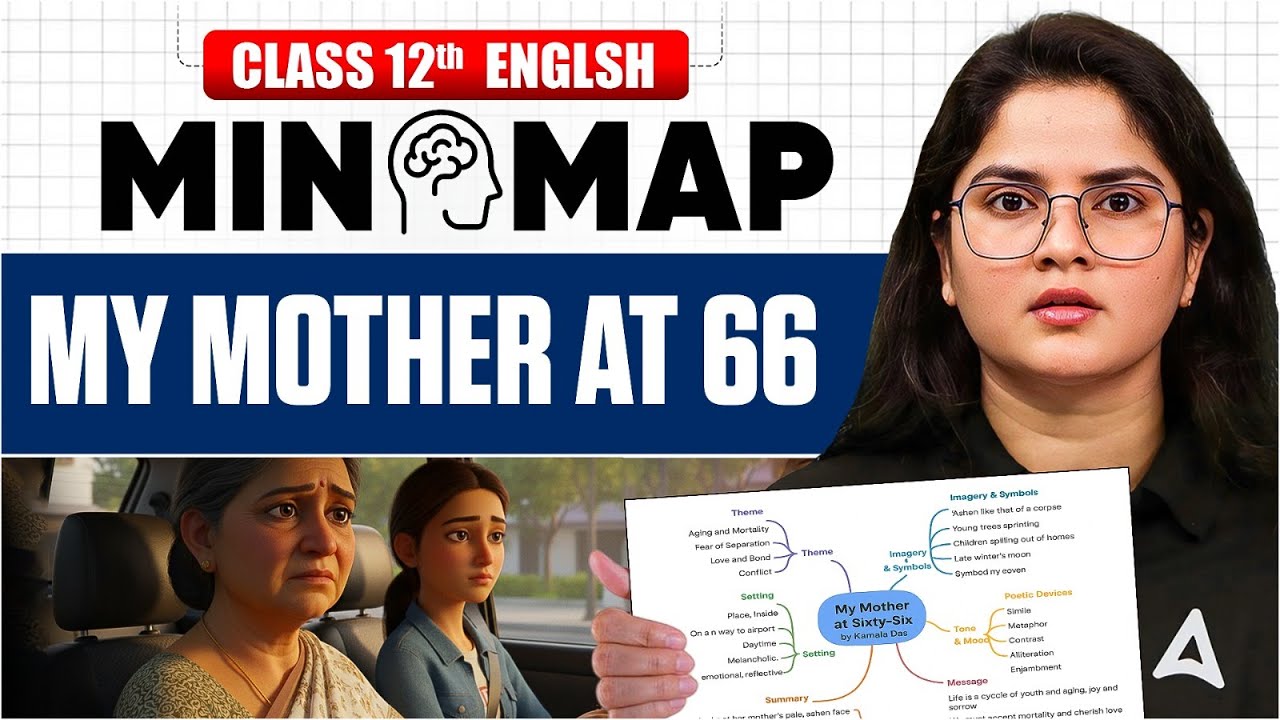My Mother at 66 | Class 12 English Poem Mind Map & Easy Explanation 💯 ...