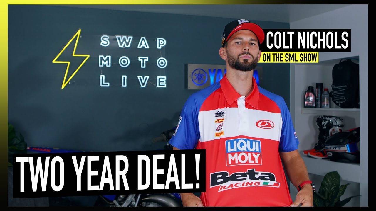 Factory Beta Deal SIGNED & Racing MX! | Colt Nichols on the SML Show ...