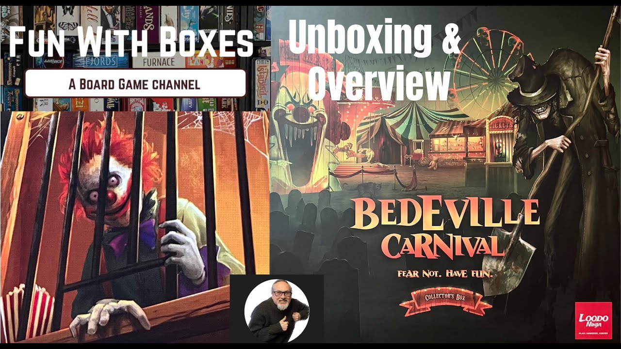 Bedeville Carnival Collectors Box | Board Game Unboxing & Overview ...