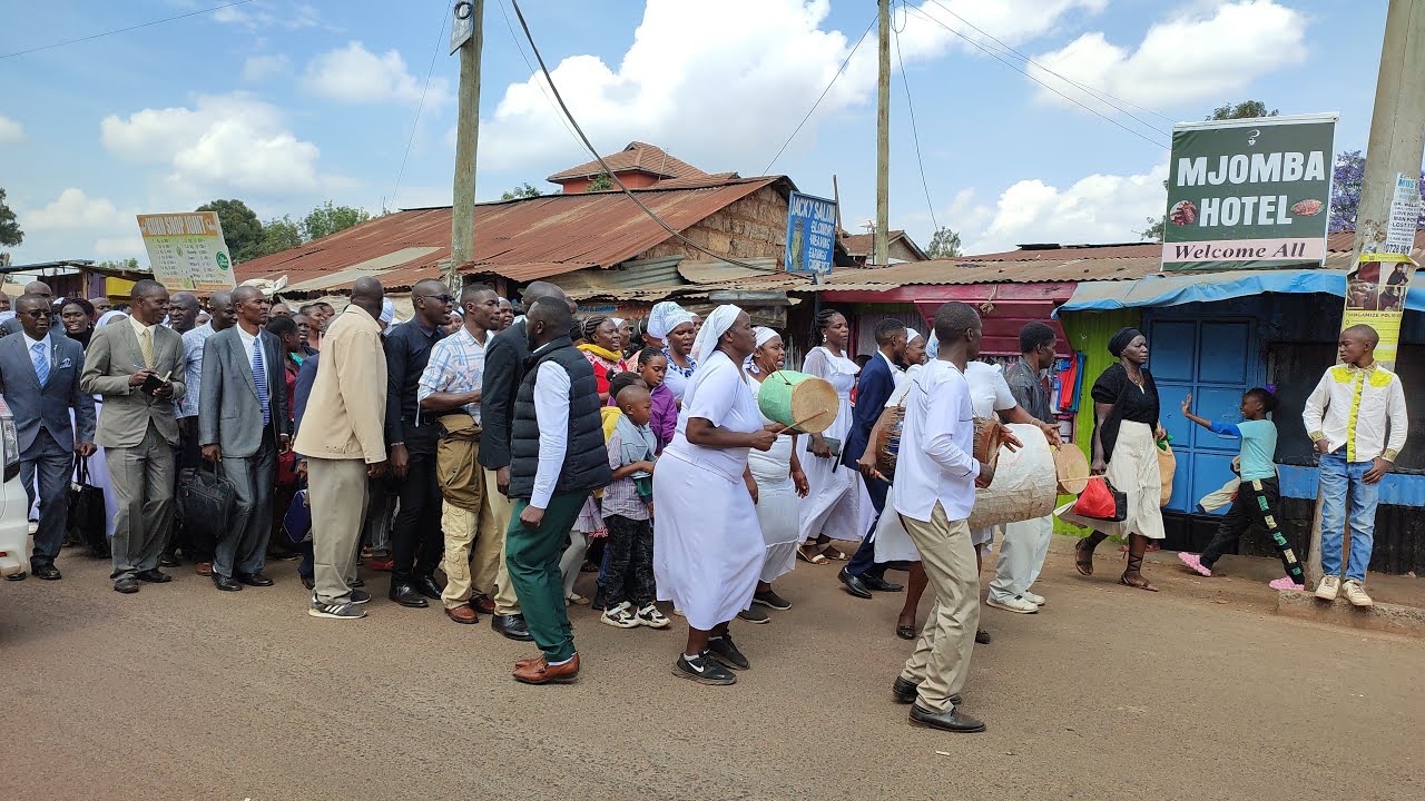 Gwaride la Mama Edith Prt B by KANGEMI P.A.G CHURCH - YouTube