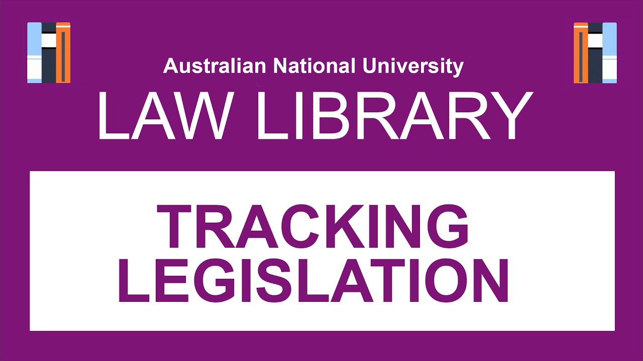 Tracking Legislation - YouTube