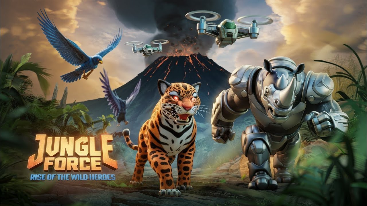 Jungle Force Rise of the Wild Heroes (@AdeliosFunLand) #kidsvideo # ...
