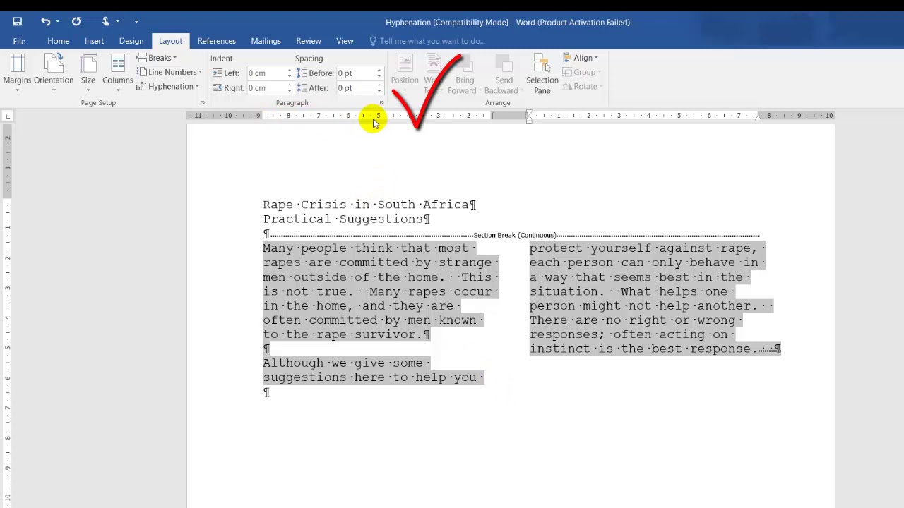 COMPUTER PRACTICE N4: SO:11 LO:11.1 - CREATING COLUMNS - YouTube