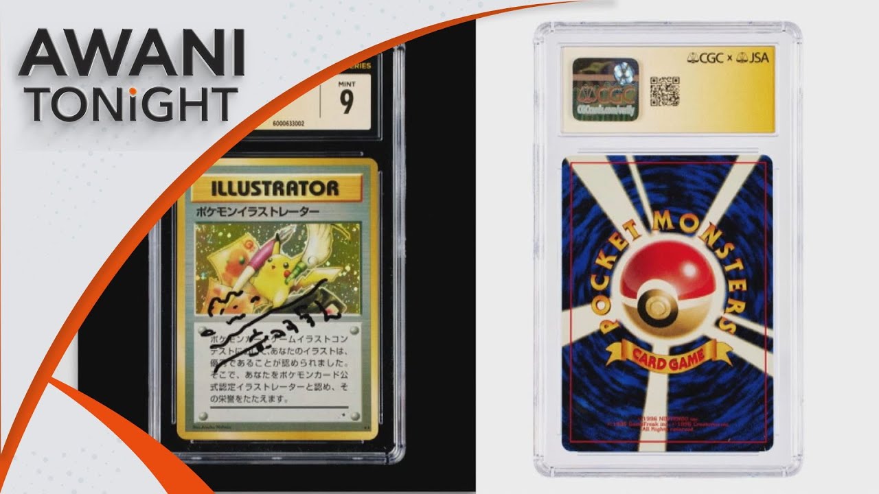 AWANI Tonight: Rarest Pokémon card sold for $360,000 - YouTube