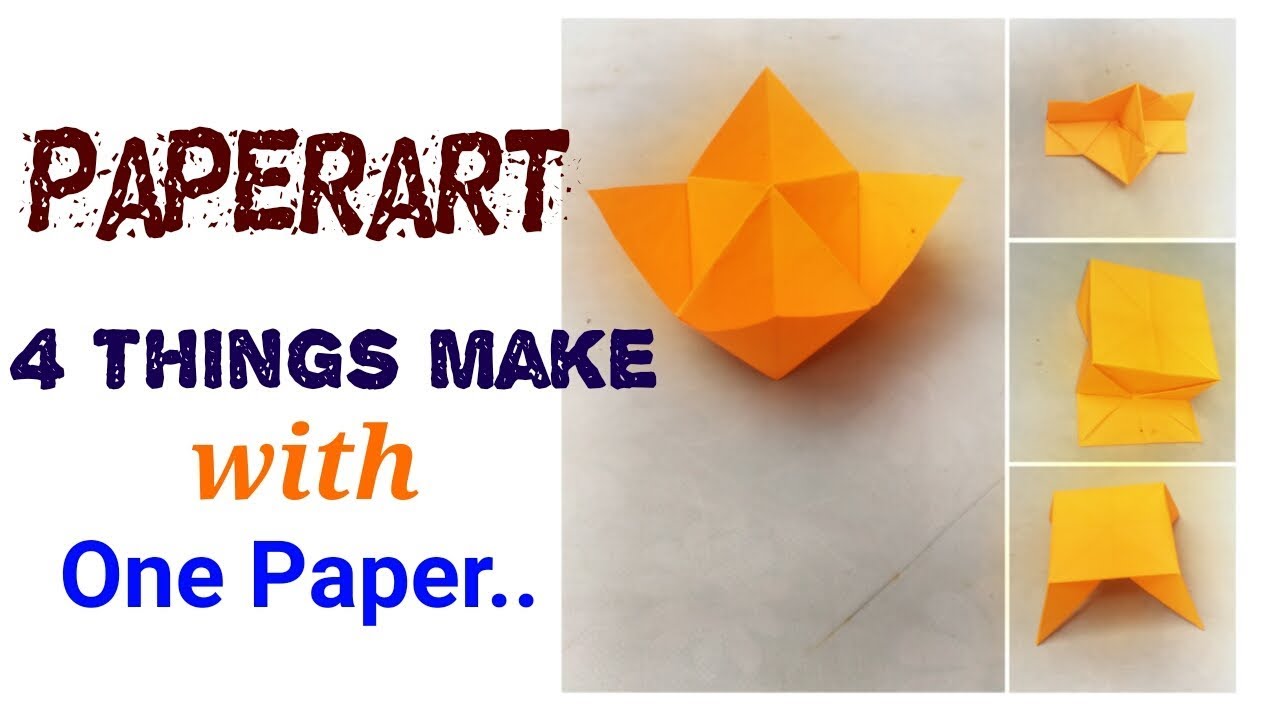 So Many Things With One Paper paper Art craft YouTube so-many-things-with-one-paper-paper-art-craft-youtube