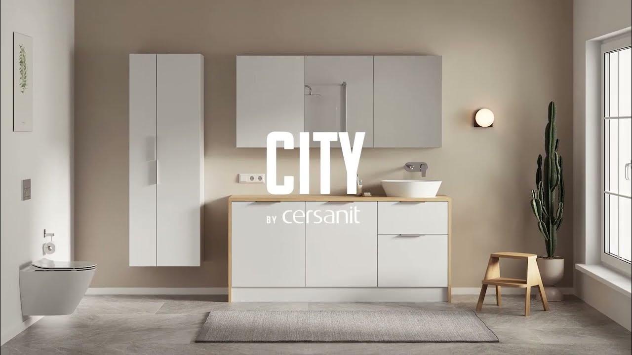 Cersanit CITY Kolekcja mebli łazienkowych 😍 - YouTube