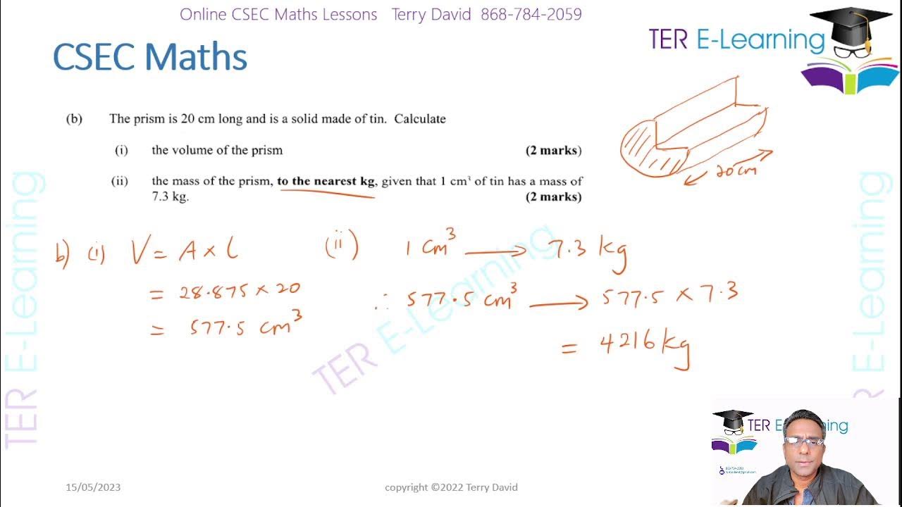 CSEC Maths - June 2023 Preparation (Geometry and Trigonometry) - YouTube