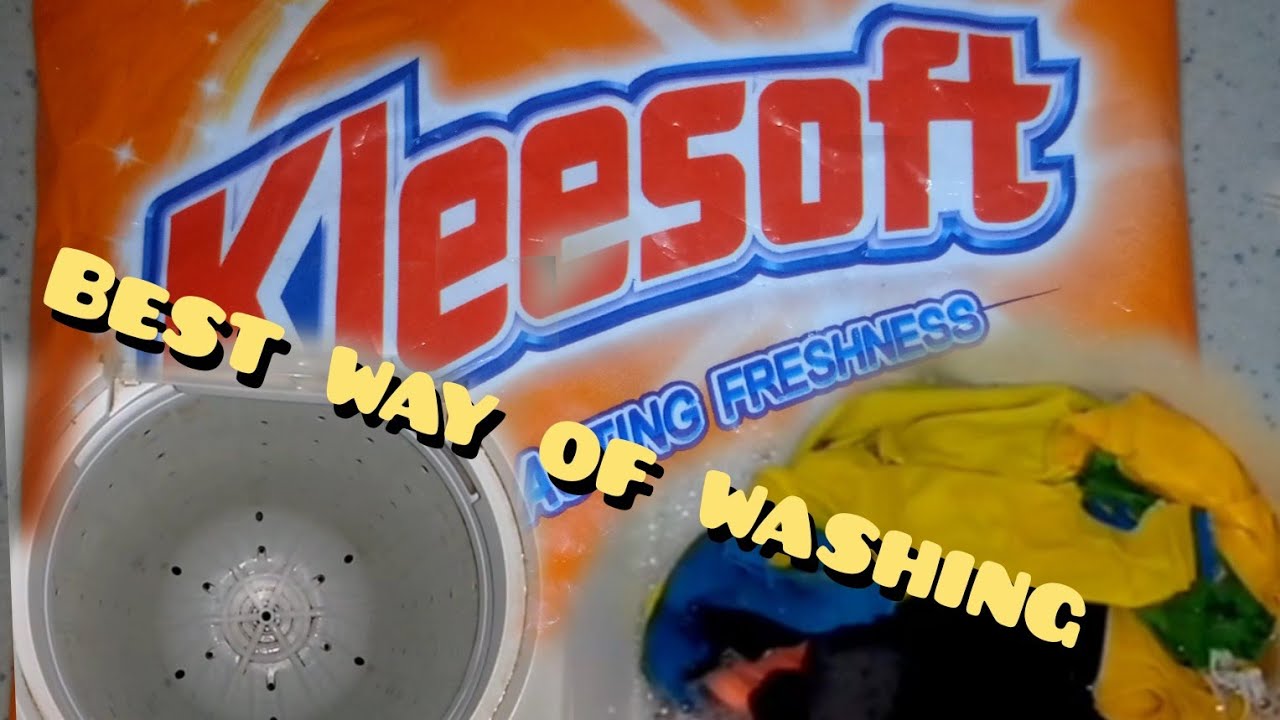 How to use the washing machine to wash with Klesoft washing powder ...