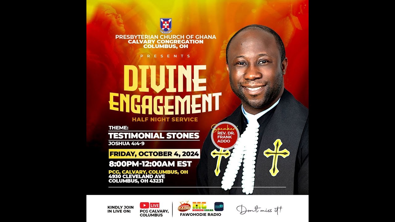 Divine Engagement by Rev. Dr. Frank Addo(Half Night Service) - YouTube
