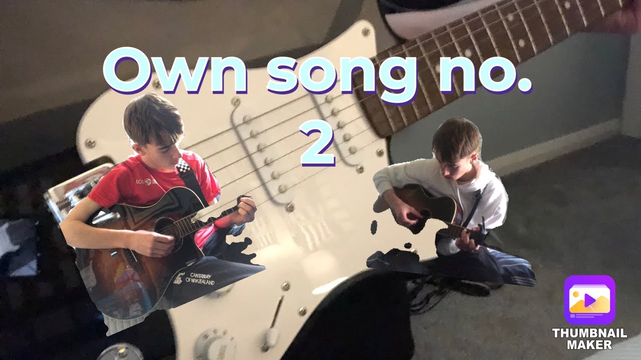 Own song made using paper, book and a guitar - YouTube