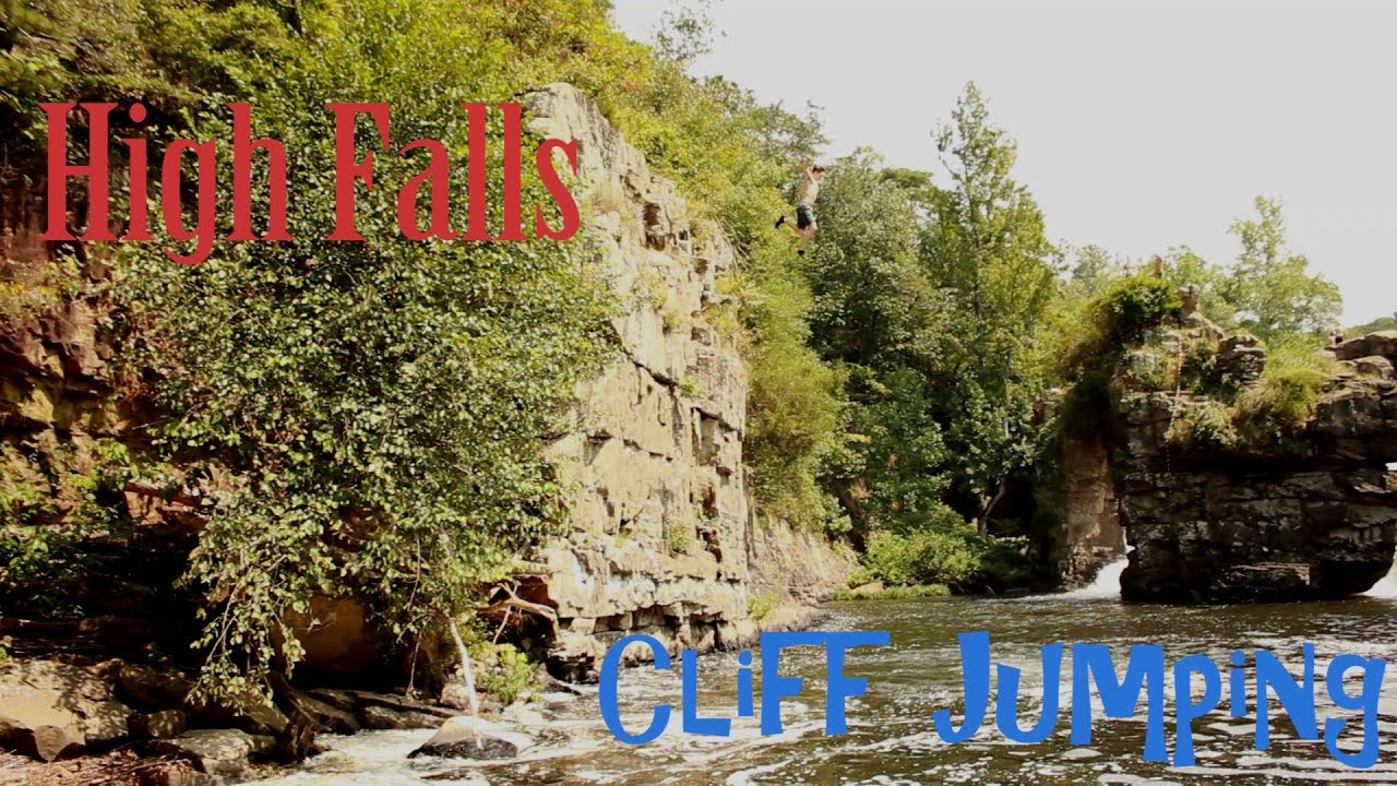 Cliff Jumping FUN! (2013) High Falls, Alabama - YouTube