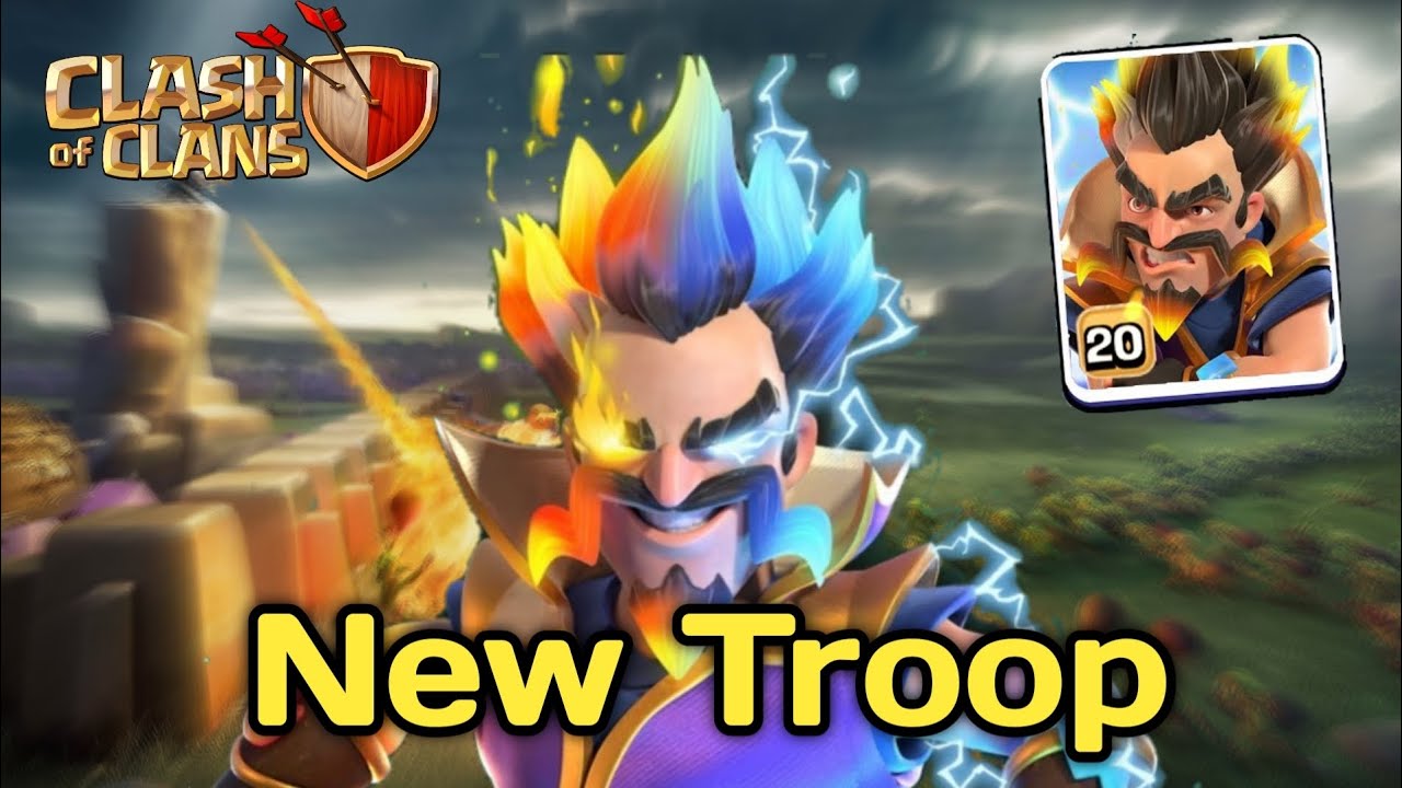 New Troop ElectroFire Wizard In Builder Hall In Clash of Clans |Anshul ...