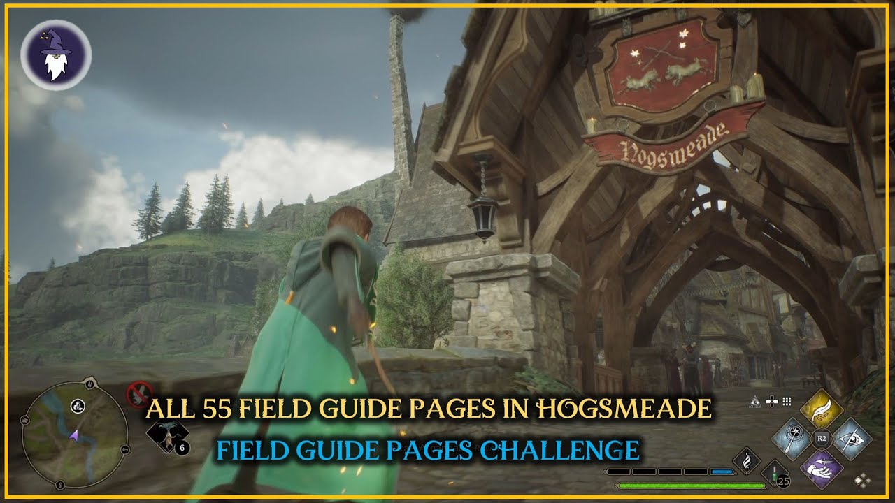 HOGWARTS LEGACY - ALL 55 FIELD GUIDE PAGES IN HOGSMEADE - EXPLORATION ...