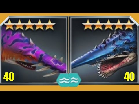 HELICOPRION Vs ONCHOPRISTIS - Jurassic World The Game