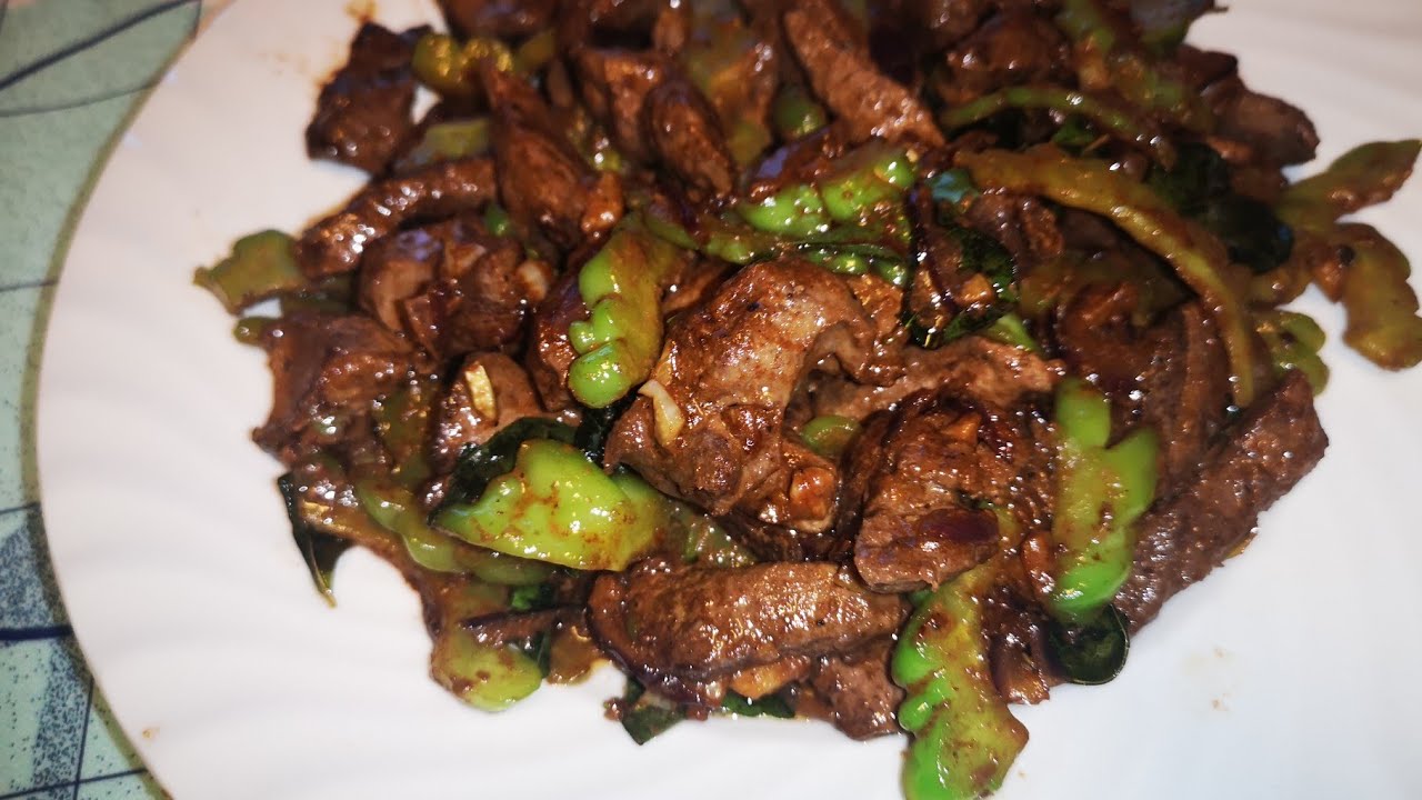 PORK AND COW LEVER RECIPE - YouTube