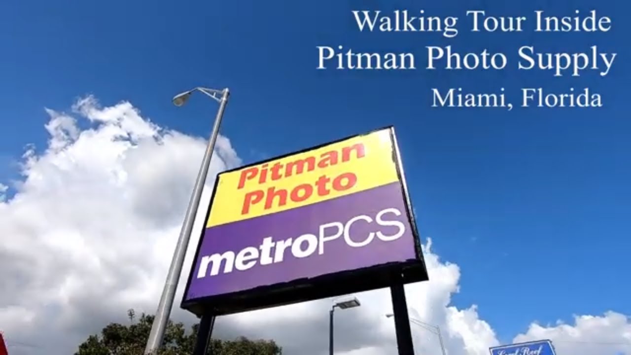 Pitman Photo Supply, Miami, Florida - Inside Walking Tour - YouTube
